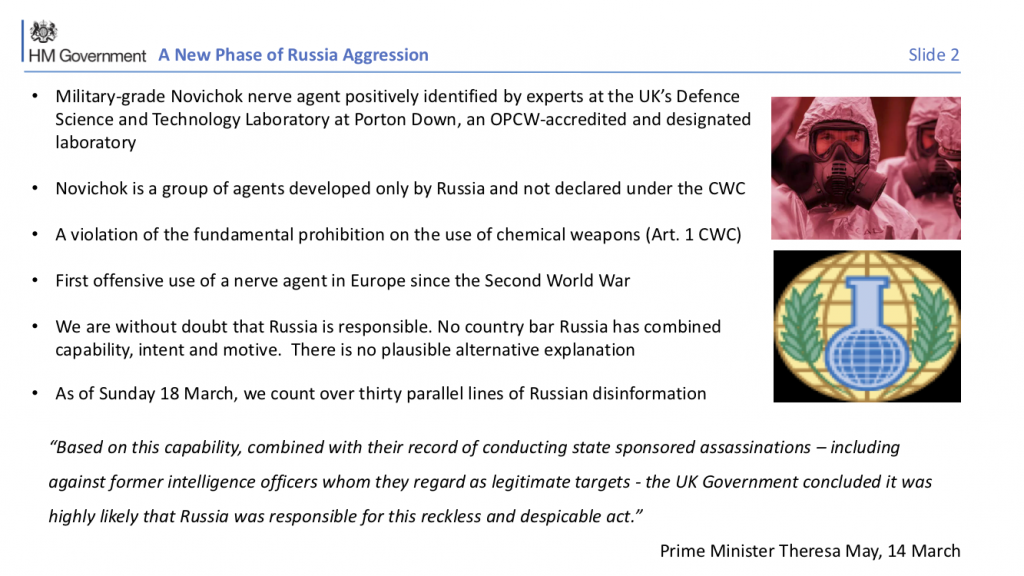 » Skripal : Le grotesque document anglais censé présenter les preuves ... » Skripal : Le grotesque document anglais censé présenter les preuves ...